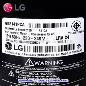 คอมเพรสเซอร์แอร์ Rotary LG รุ่น GKS141PCA | Air Con Parts Service
